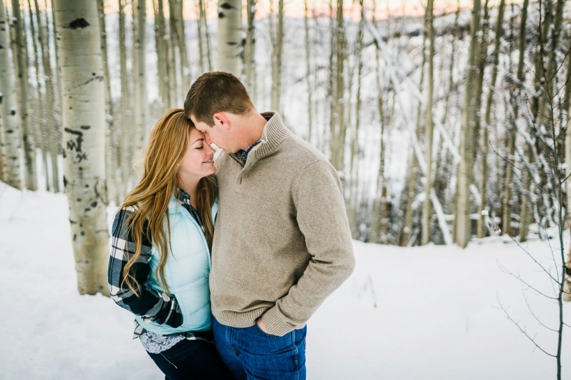 Carson & Adi's Winter Engagement in Vail, CO - Top Colorado Mountain ...