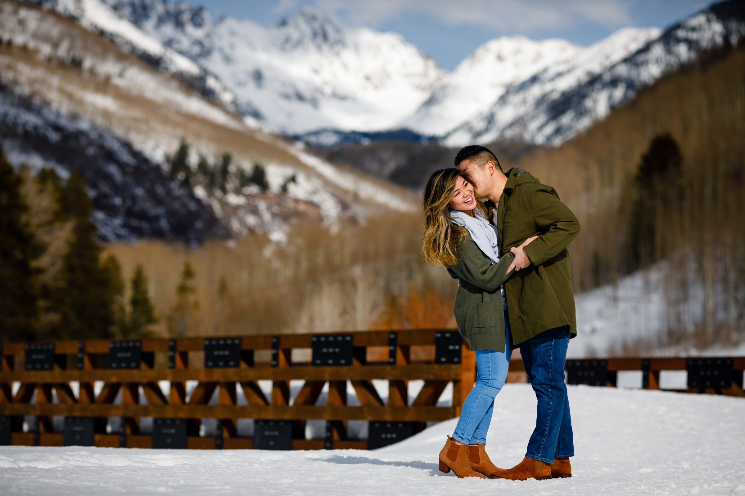 Daniel & April's Vail Engagement - Top Colorado Mountain Wedding ...