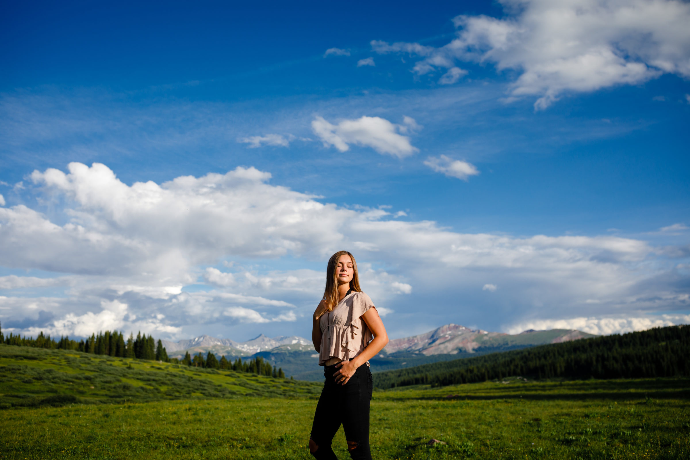 Ellie's Senior Session on Vail Pass - Top Colorado Mountain Wedding ...