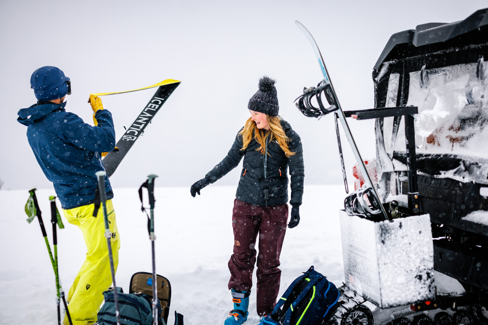 Blake & Lauren's Engagements Backcountry Skiing on Shrine Pass - Top ...
